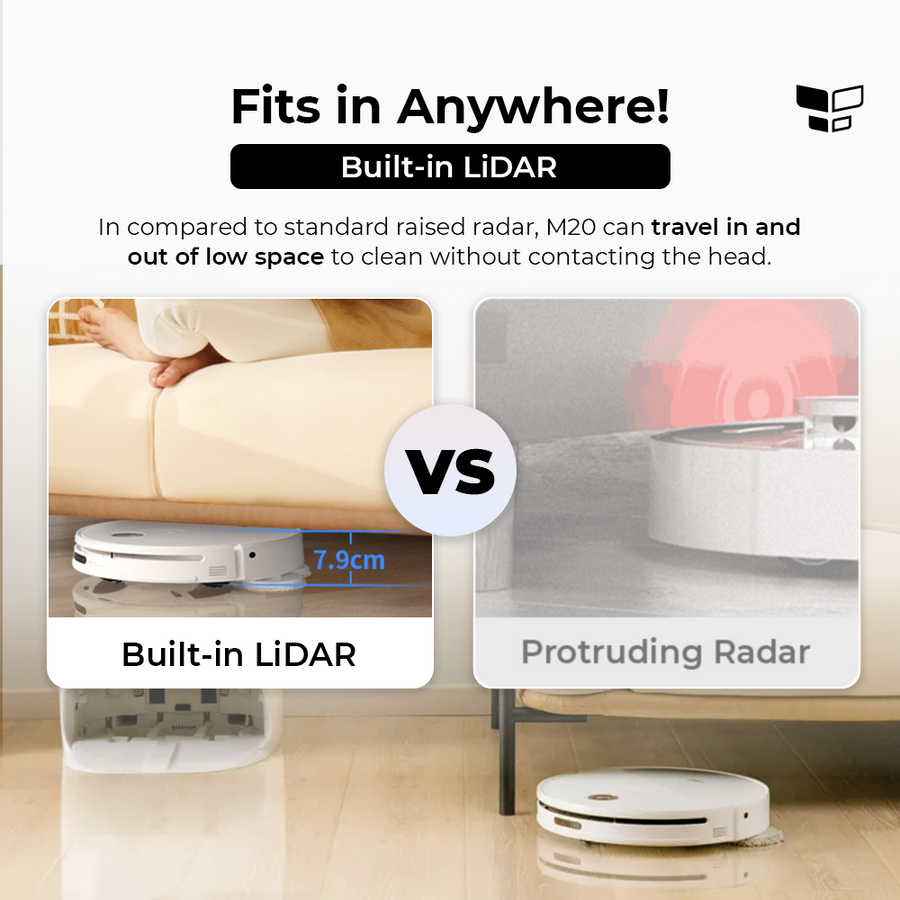 Botslab M20 360 Smart Robot Mop | Dasher Singapore